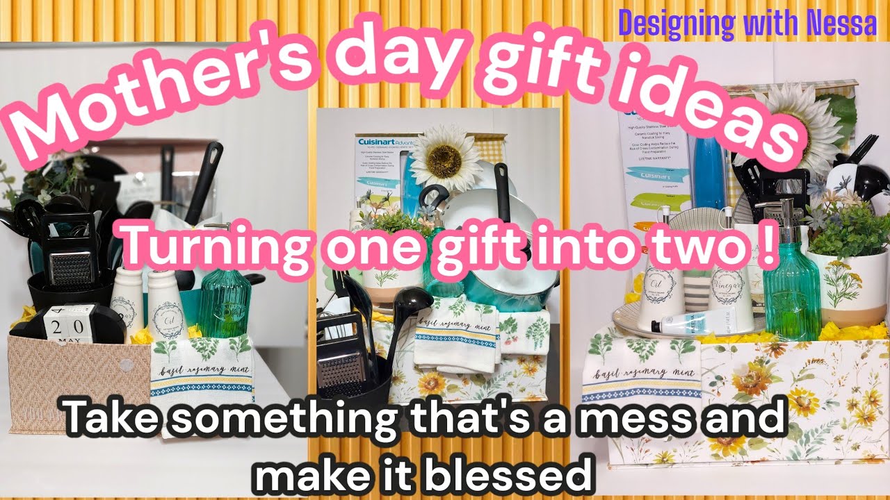 Mother's Day gift ideas. Turn one gift into two ! - YouTube