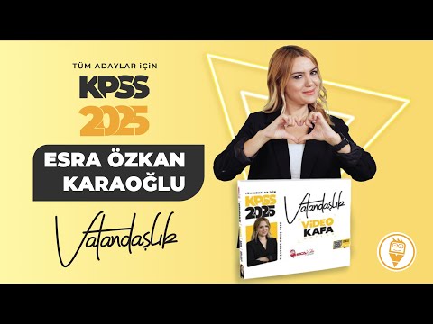 59) İdare Hukuku 5 - Esra Özkan Karaoğlu (KPSS VATANDAŞLIK) 2025
