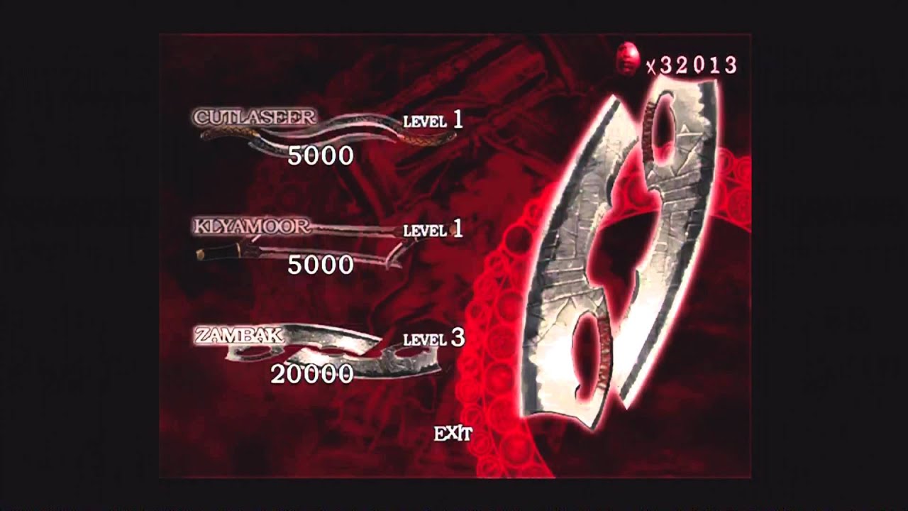 Devil May Cry 2 Lucia Weapons