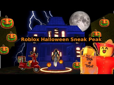 Roblox Halloween Sneak Peak 🎃👻😜 - YouTube