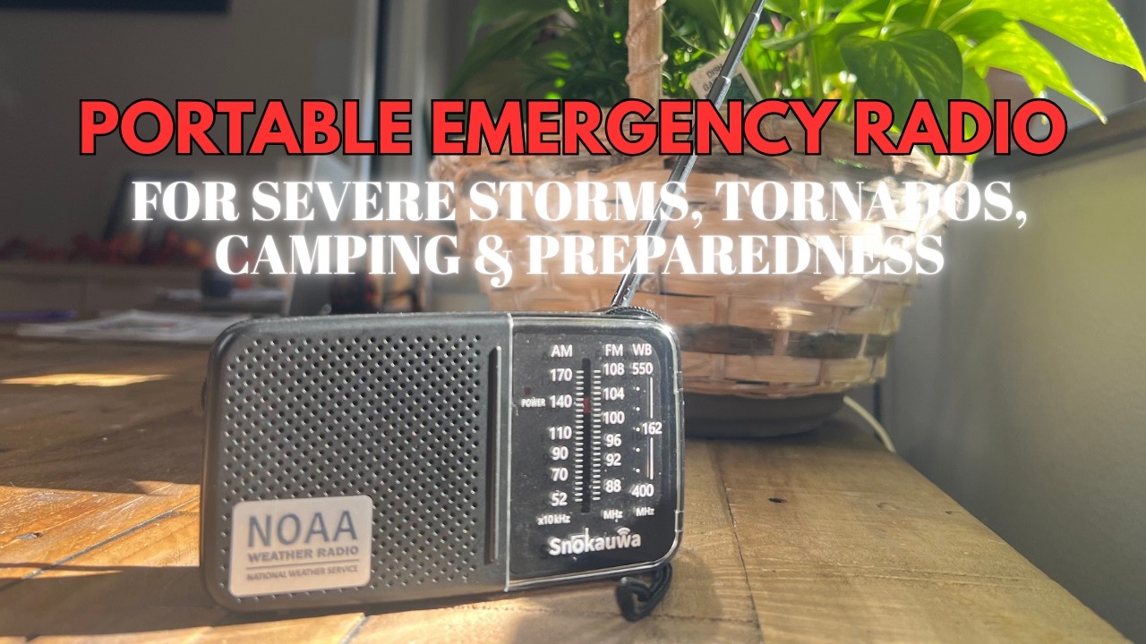 Compact Emergency Radio – AM/FM NOAA Weather Radio for Storms, Bug Out ...