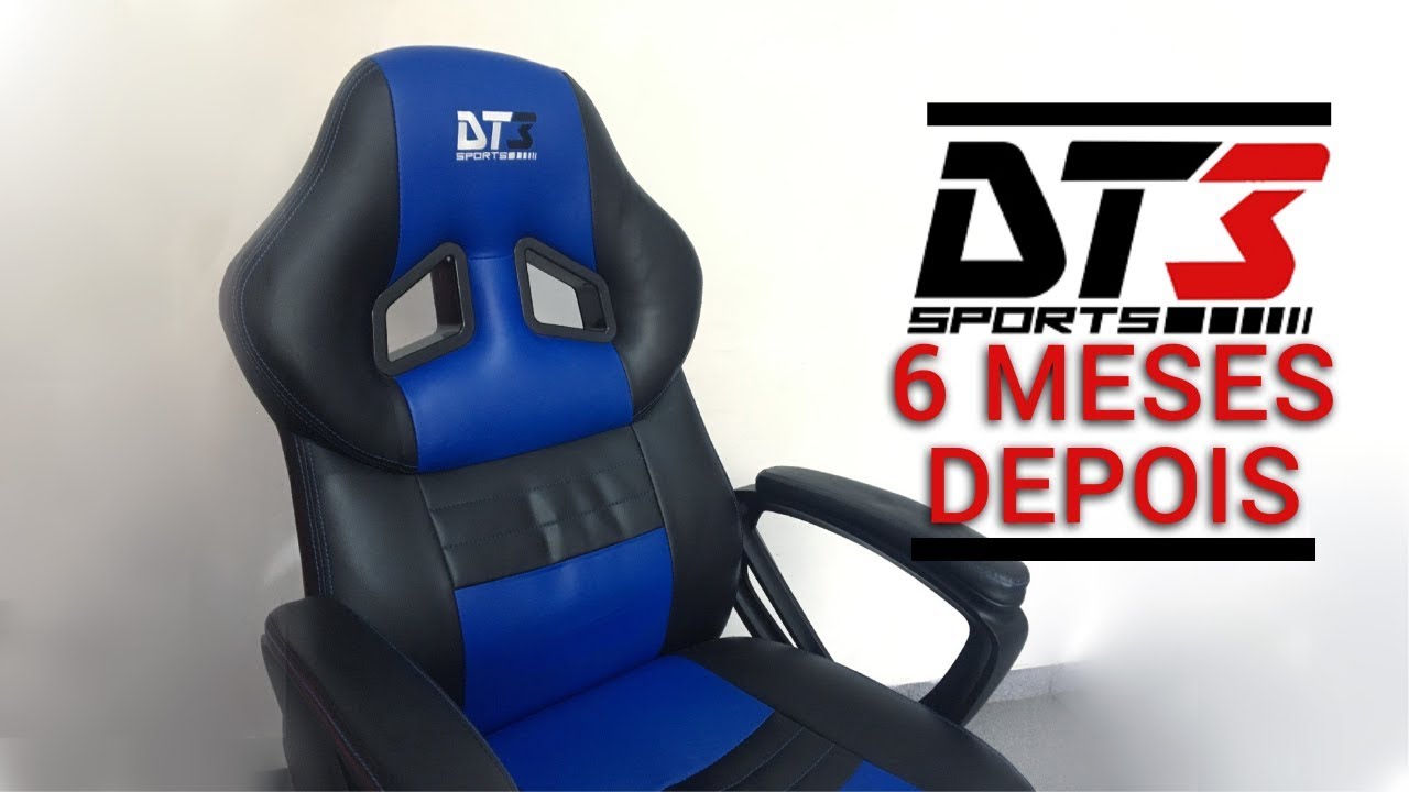Entenda como a Cadeira DT3 GTS SPORTS ficou após 6 meses - YouTube