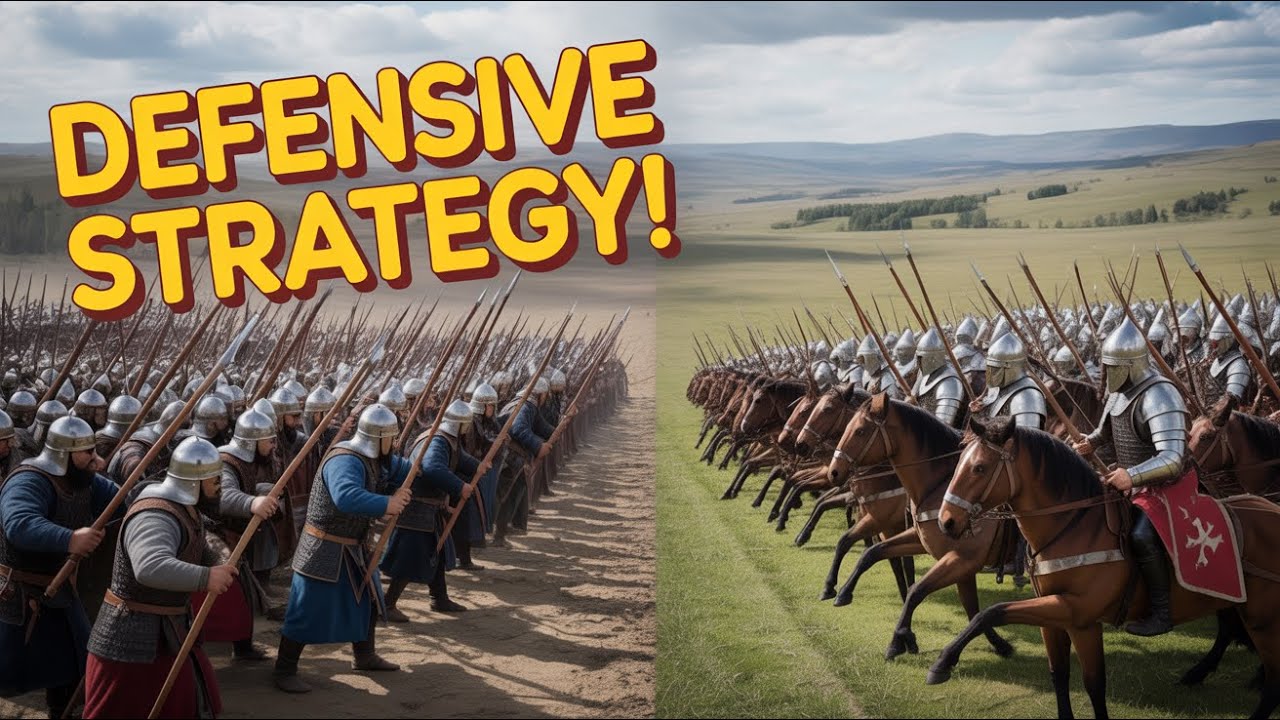 Epic Battle! ⚔️ 1000 Mongol Iron Warriors vs 1000 Knight Cavalry ...