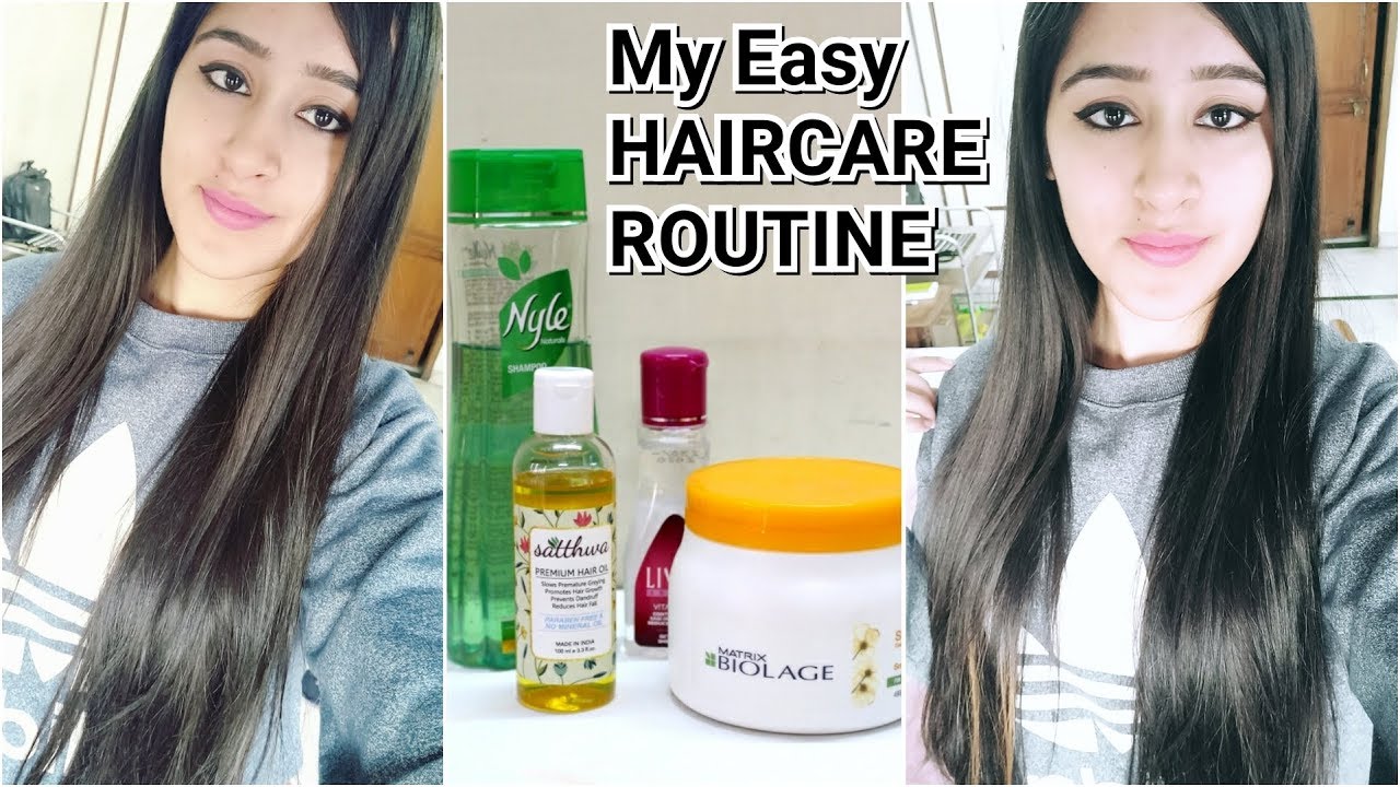 My Honest HairCare Routine- Simple & Effective Haircare routine - YouTube