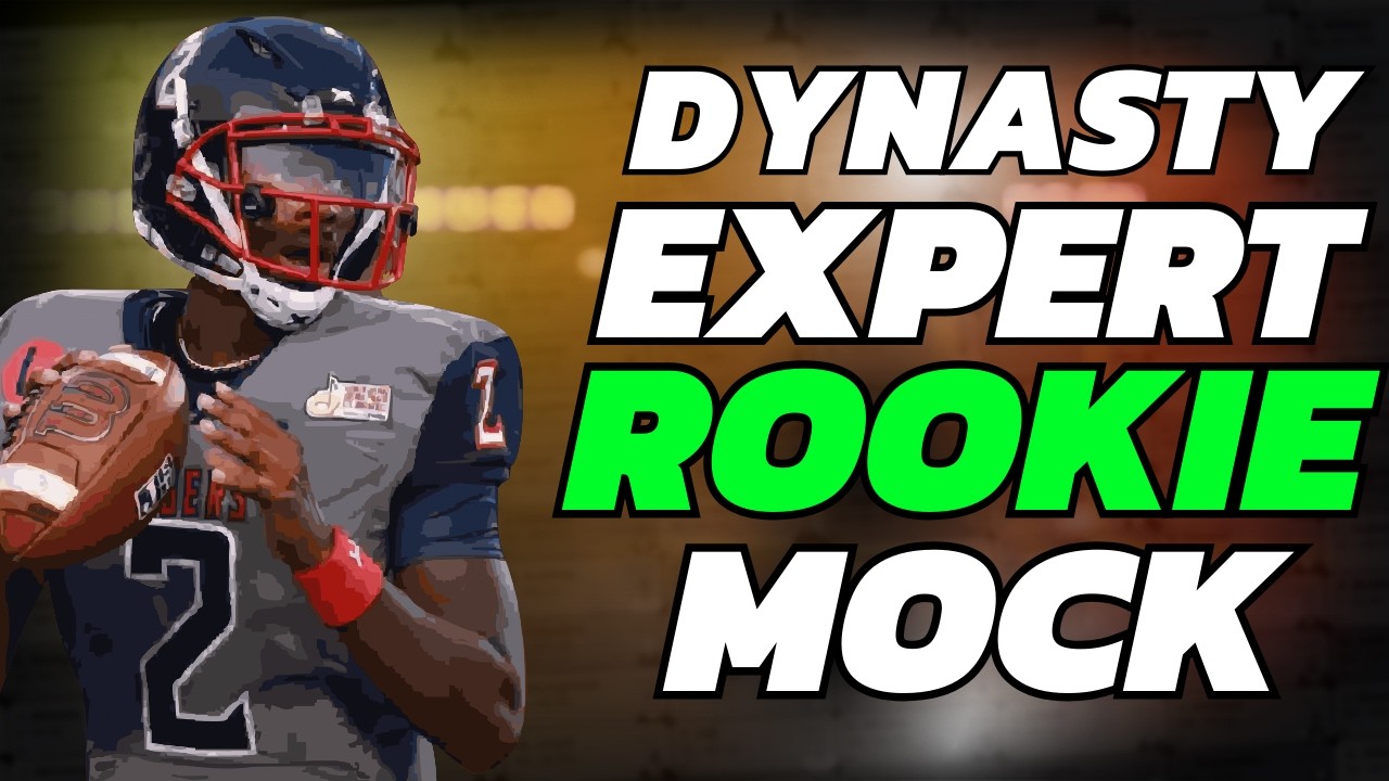 Must Watch Superflex Rookie Mock Draft! | Fantasy Football 2025 - YouTube
