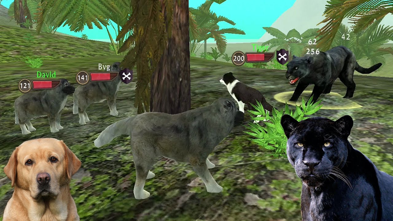 Dog Sim Online Multiplayer - Boss Battles - Dogs Vs Boss Panther ...