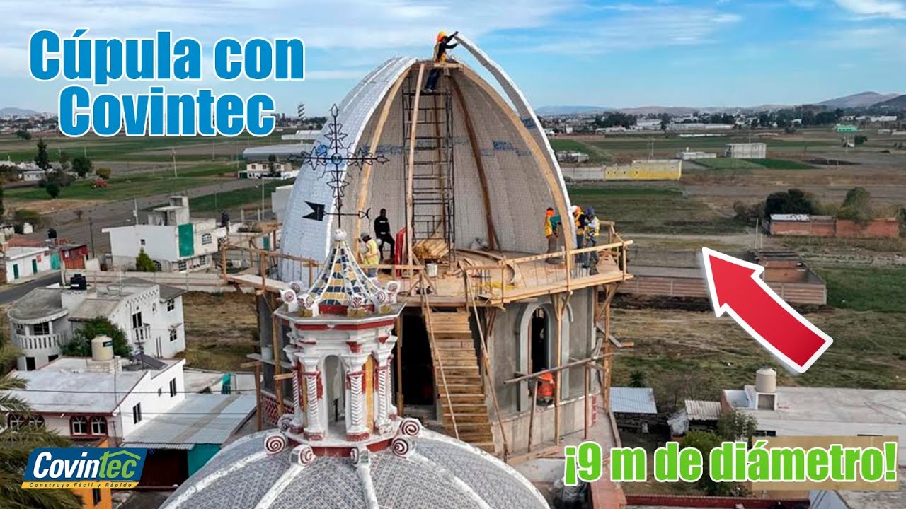 ¿Cómo se hacen las CÚPULAS con PANEL COVINTEC? - YouTube