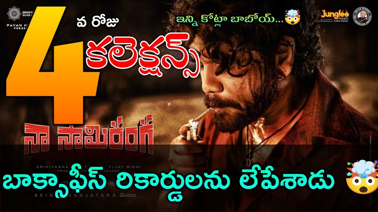 Naa Saami Ranga Fourth Day Collection | Nagarjuna Naa Saami Ranga 4 ...