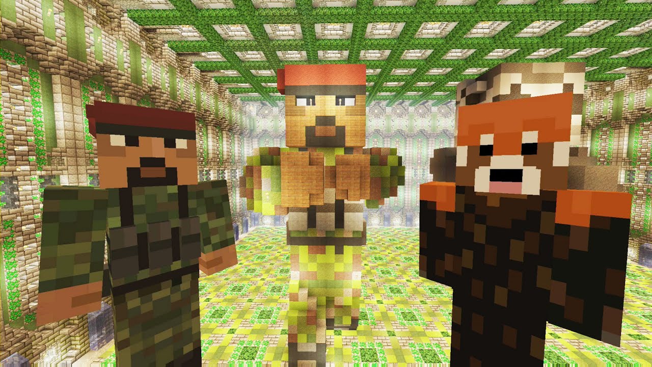 Minecraft Xbox Lets Play - Lemur Lagoon Adventures - Military Base [49 ...