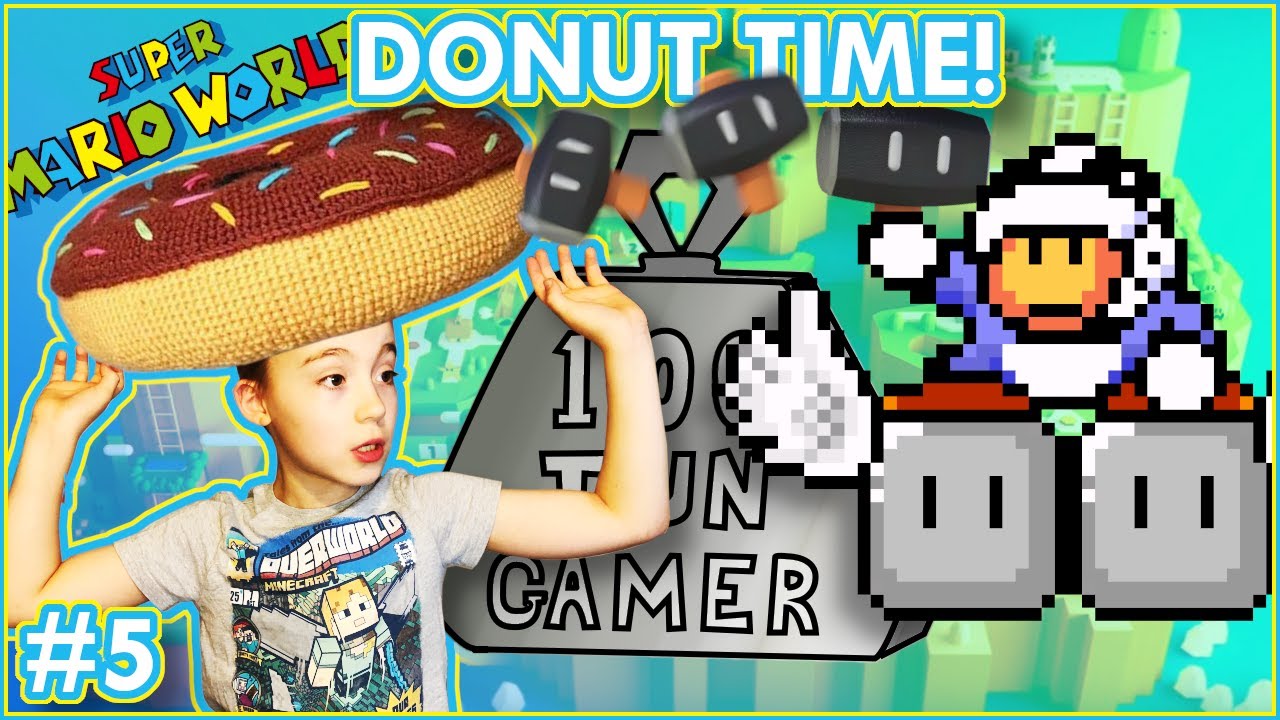 Super Mario World -5- Flying through the donut!! - YouTube