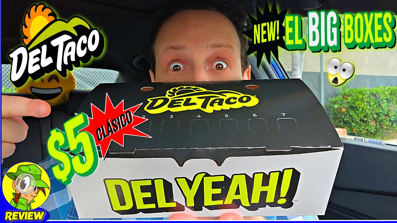Del Taco® $5 Clásico EL BIG BOX Review 🌅🍟💪📦 Best Fast Food Value?! 🤔 ...