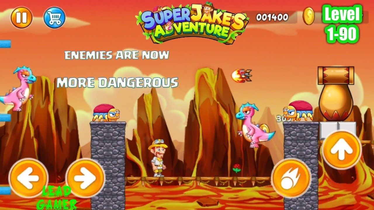 Super Jake's Adventure Level 1-90 #gameplay #gaming #games - YouTube