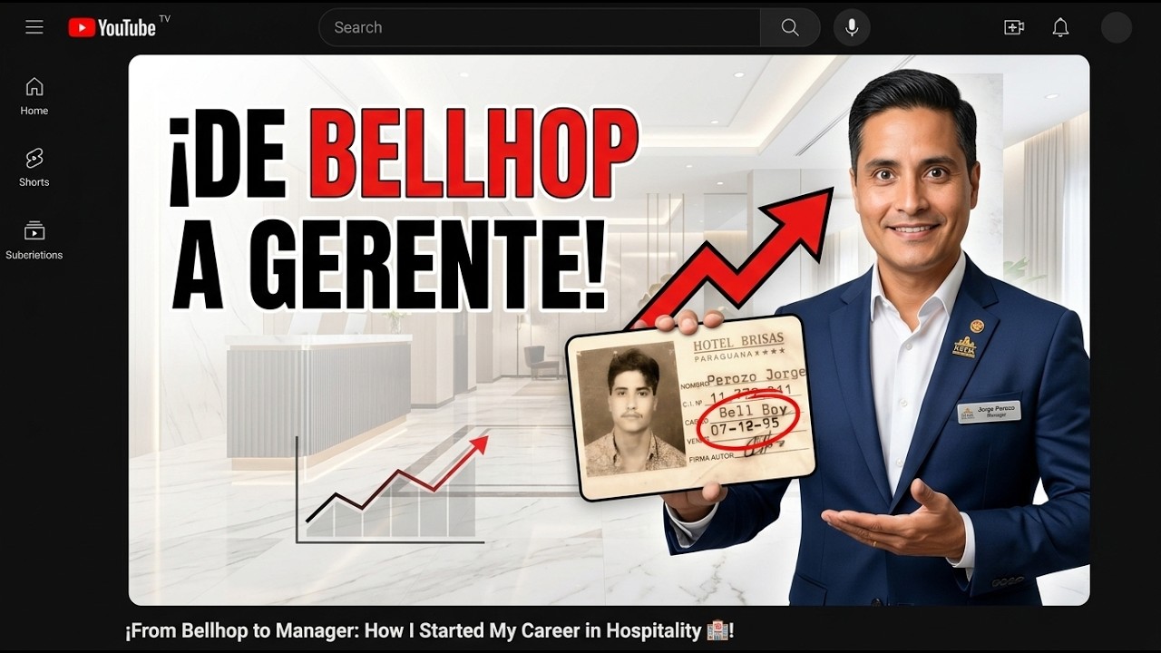 De Botones a Gerente: Mi primer paso en la hotelería | Jorge Perozo ...