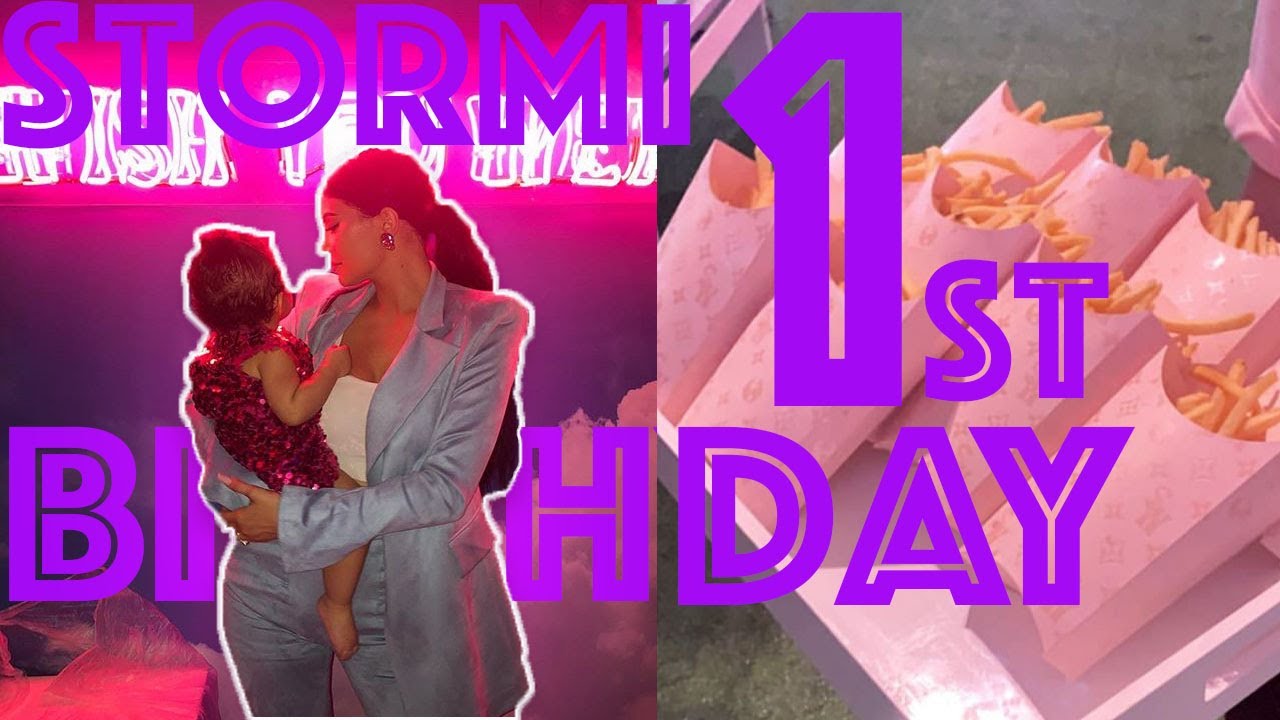 Stormi’s World 1st Birthday Party 🎉🎊🎁 - YouTube