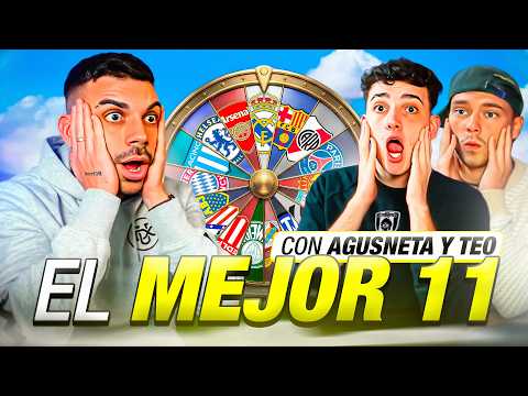 DjMaRiiO vs AGUSNETA vs TEO 412 EL MEJOR 11 DEL FUTBOL EUROPA VS SUDAMERICA (CON RULETA) 