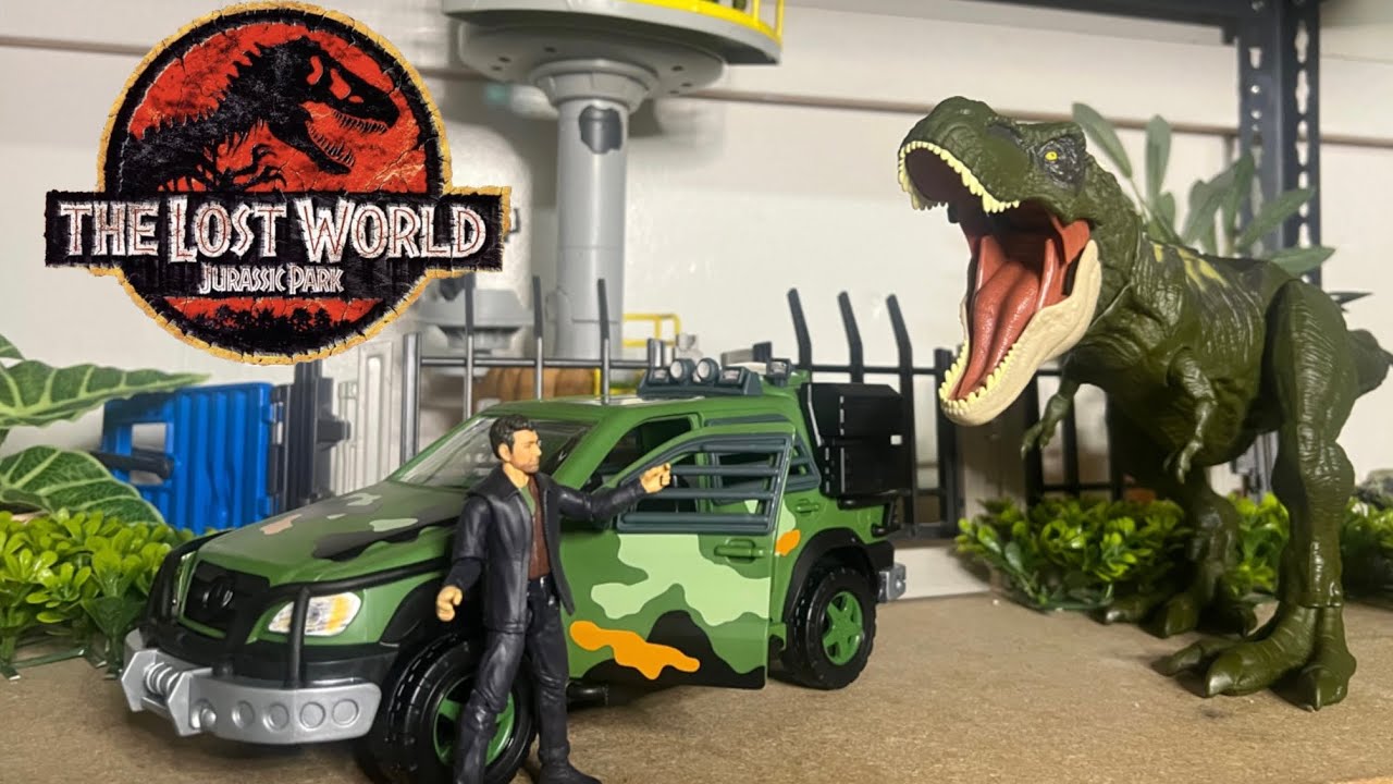 Jurassic world legacy collection Tyrannosaurus Rex Ambush Pack review ...