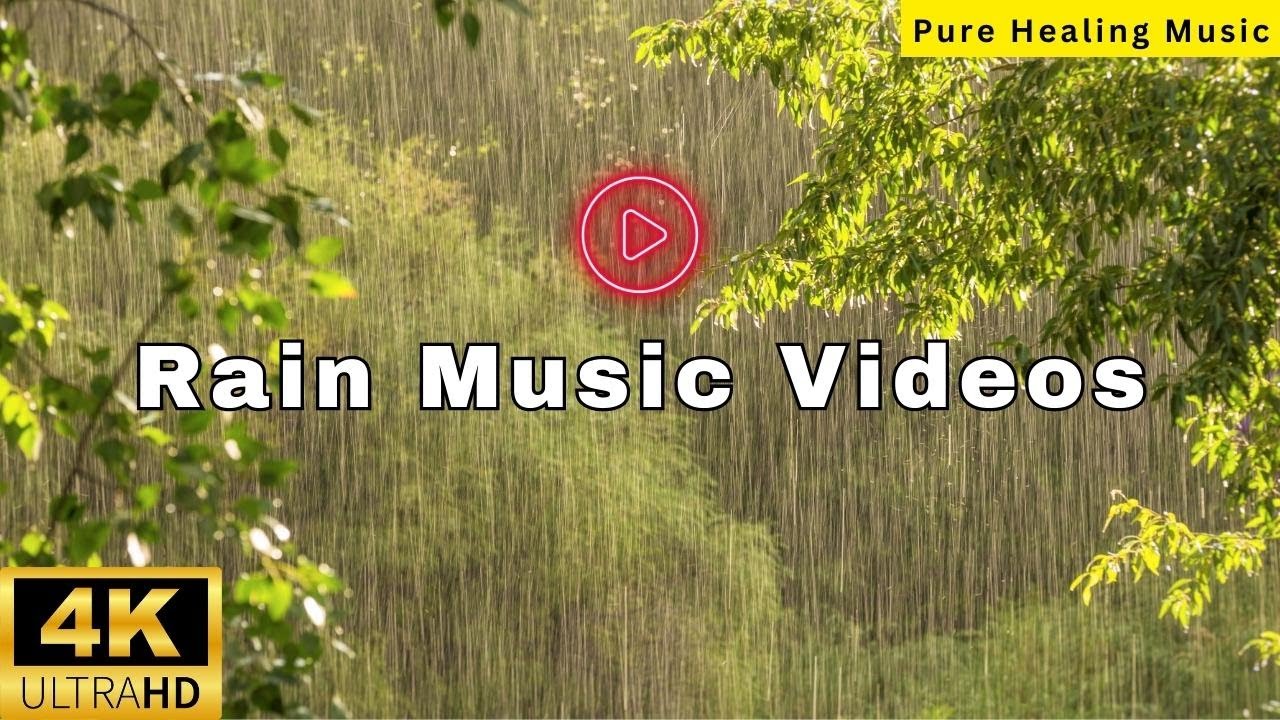 Relaxing Harp Music: Rain & Thunder, Sleep Music, Relaxing Music ...