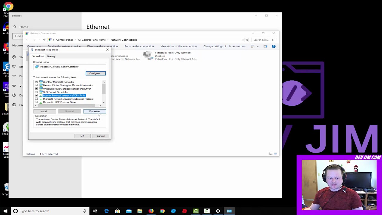 How to Change Your DNS Settings to Use Google DNS on Windows 10 - YouTube