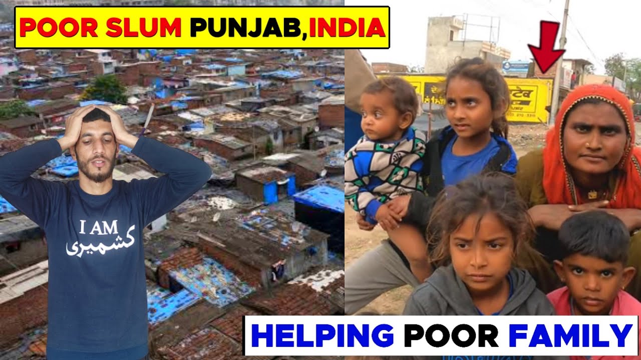 Poor Slum In Punjab Amritsar - Helping Poor Family - YouTube