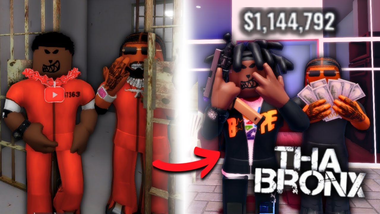 We ESCAPED PRISON and MADE $1,000,000 in Tha Bronx 3 Roblox! - YouTube