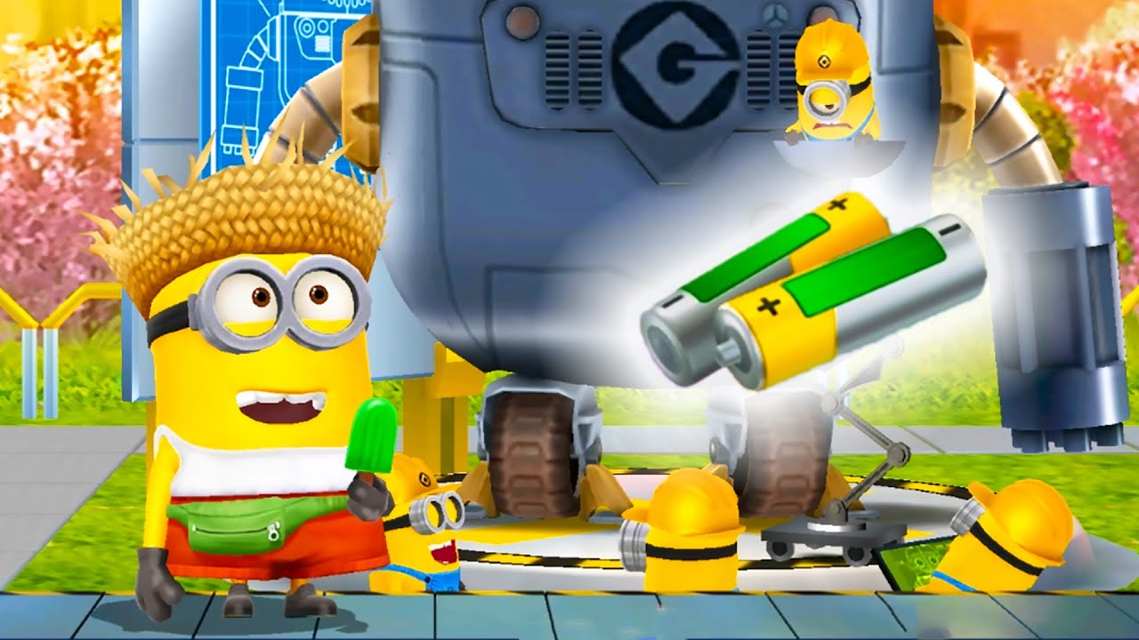 Collecting Batteries with island hopper minion : Japan robotics stage 3 ...