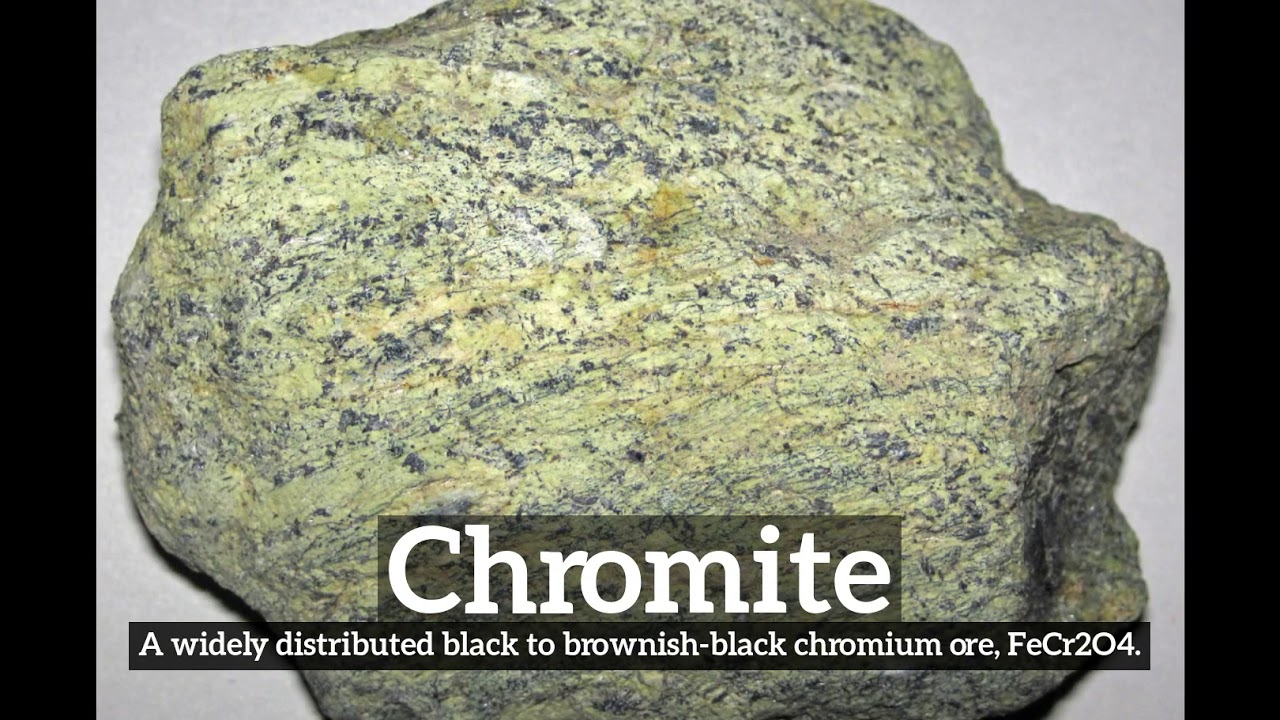 What is Chromite? | How to Say Chromite in English? | How Does Chromite ...