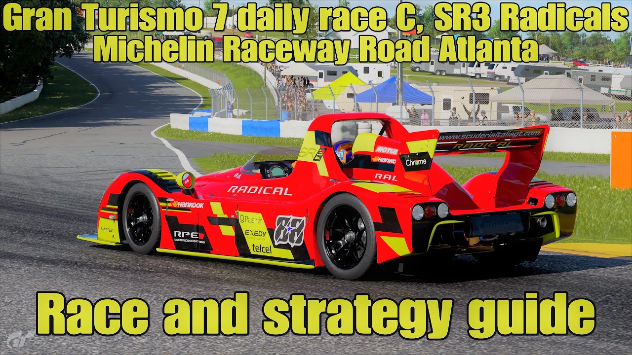 Gran Turismo 7 daily race C race and strategy/preview...SR3 radical ...