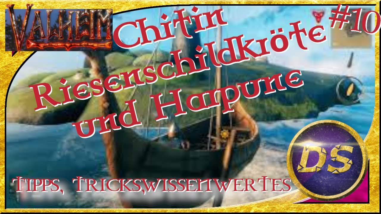 Valheim #10 Chitin Riesenschildkröte und Harpune - YouTube