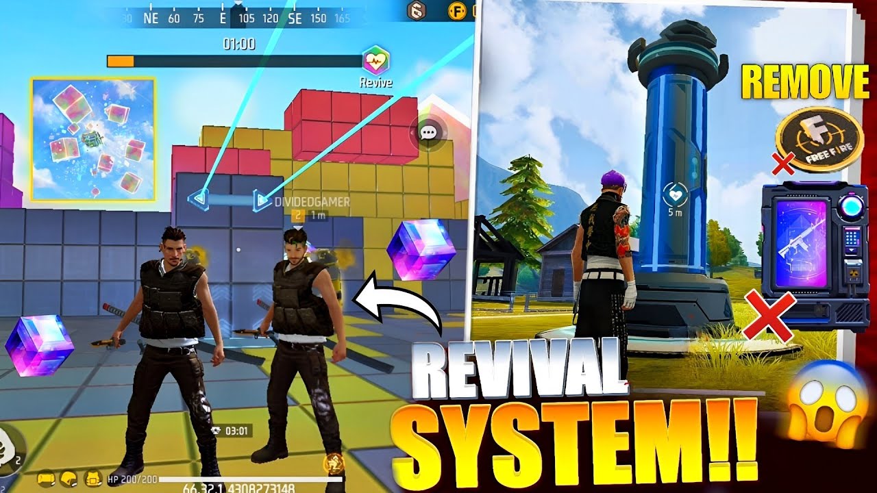 OB40 UPDATE NEW REVIVE SYSTEM FREE FIRE ll OB40 UPDATE FREE FIRE ll DIVIDED GAMERS - YouTube