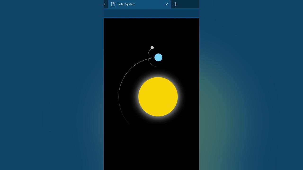 Create Solar System Using Html Css Codewithme Coding Codingwithme Youtube