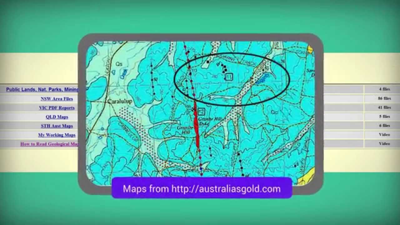 Gold Maps From Australias Gold - YouTube