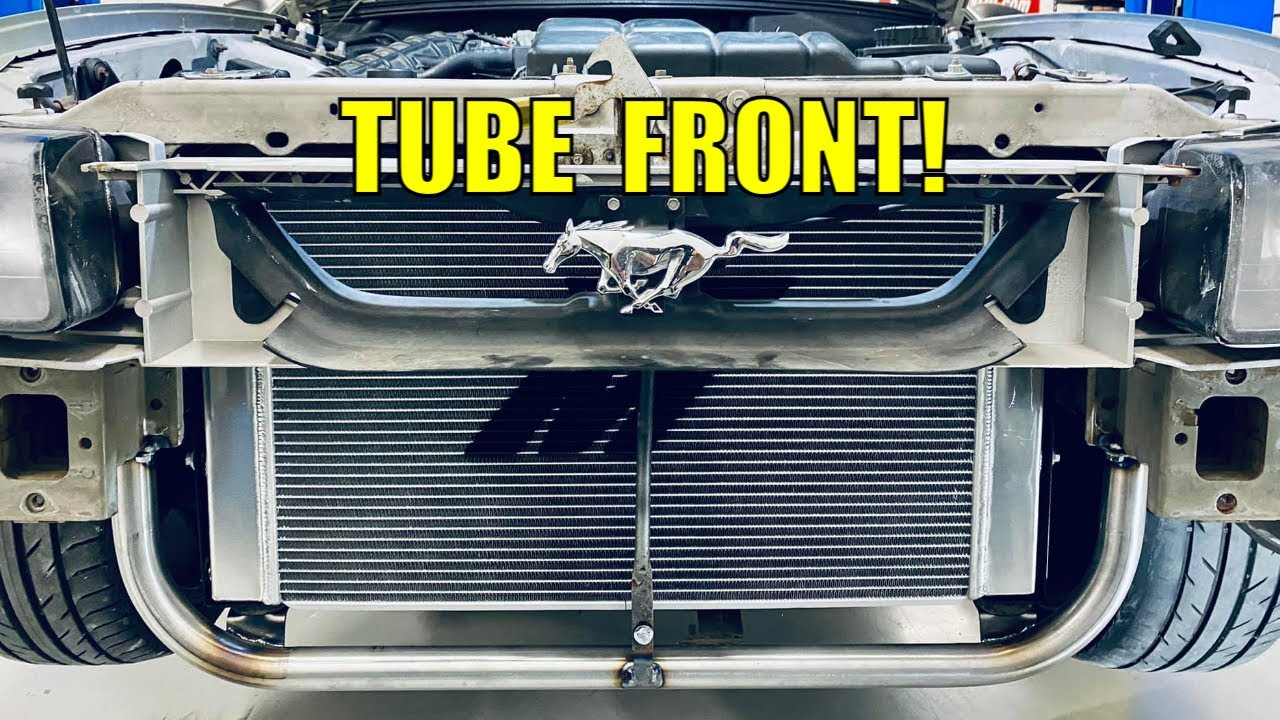 Building a Mustang GT "Removable" Tube Front End! - YouTube