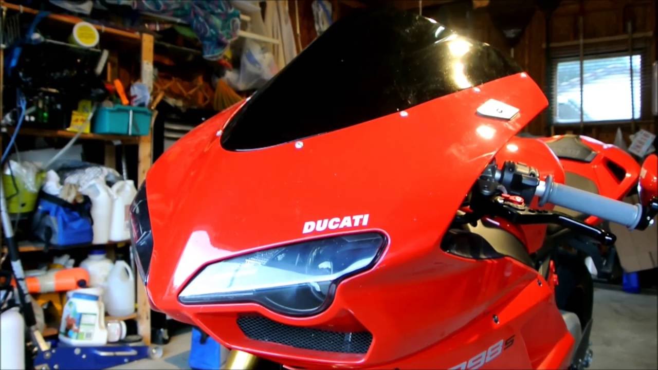 DUCATI WINDSCREEN INSTALL - YouTube