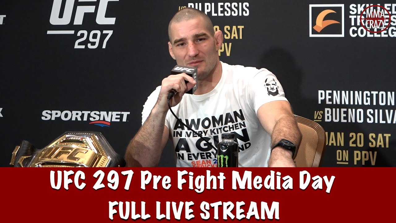 UFC 297: Strickland vs. Du Plessis Media Day Live Stream - YouTube