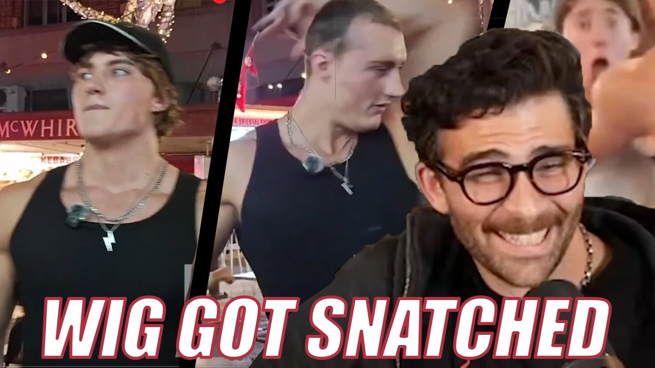 LITERAL WIG SNATCH - Hasanabi Reacts to Androgenic the Australian ...