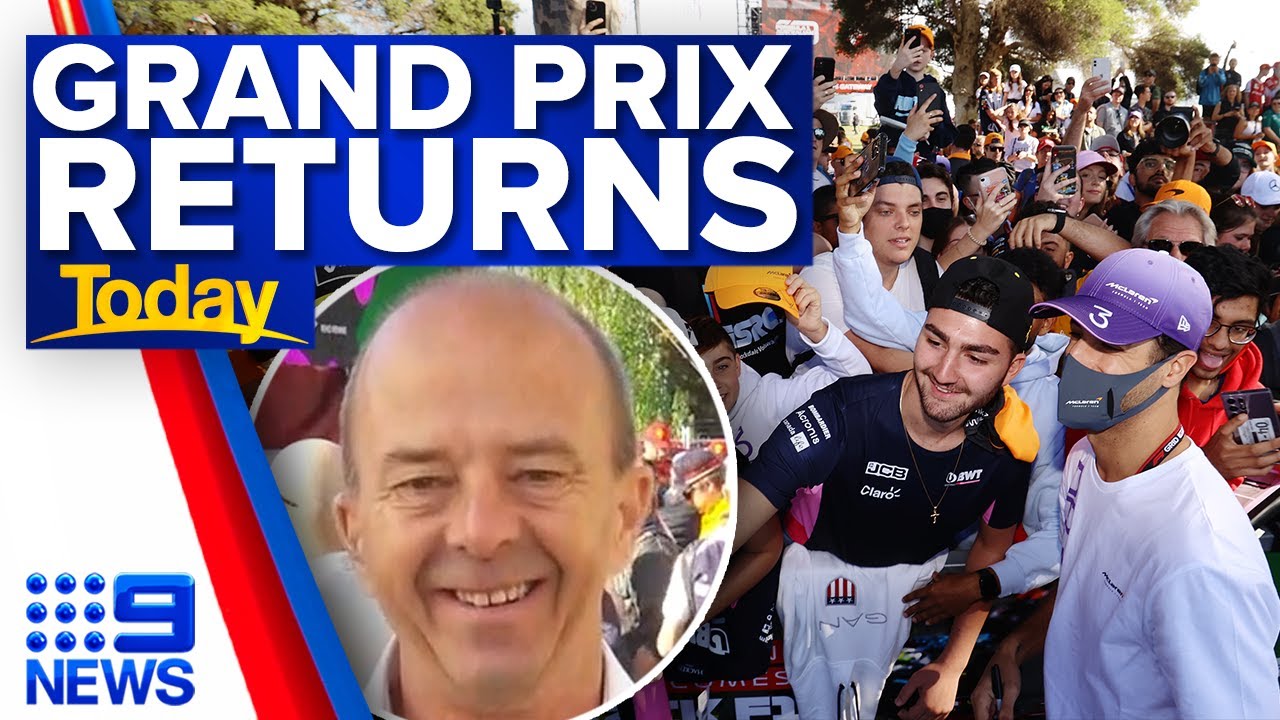 Aussie Formula One fans back in Melbourne after two long years | 9 News ...