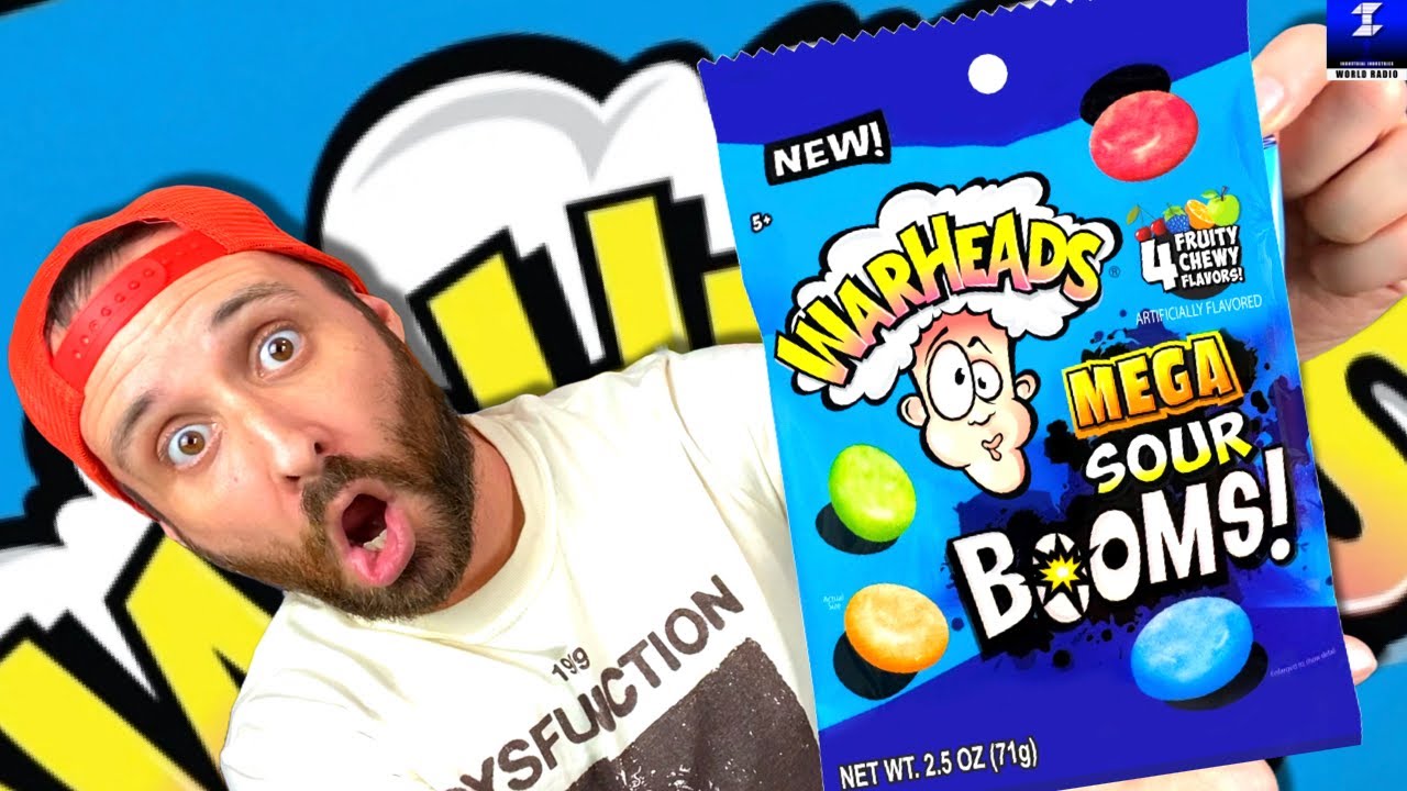 Warheads Mega Sour Booms Review | WARNING - YouTube