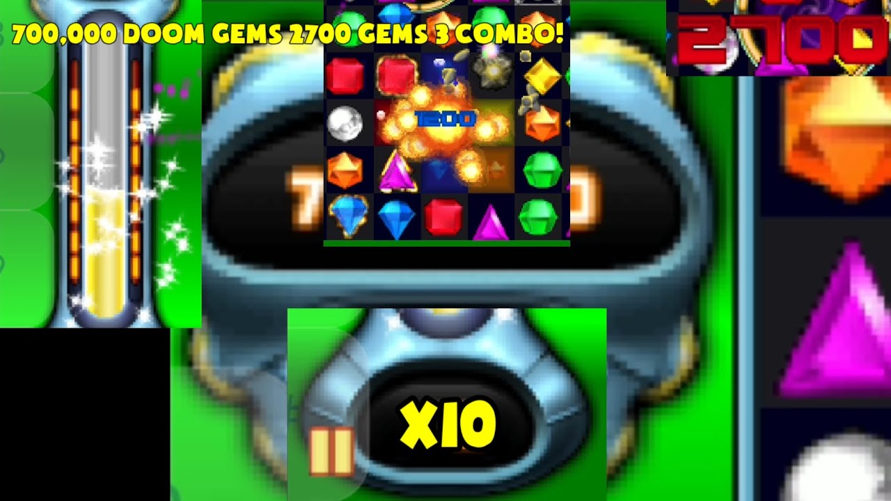 Bejeweled Twist Classic Mode Levels 40-41 (700,000 Doom Gems 2700 Gems ...