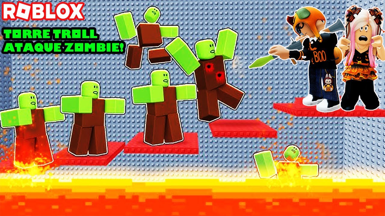 Escapando Y Matraqueando Oleadas De Zombies En Esta Torre Troll De Lava ...