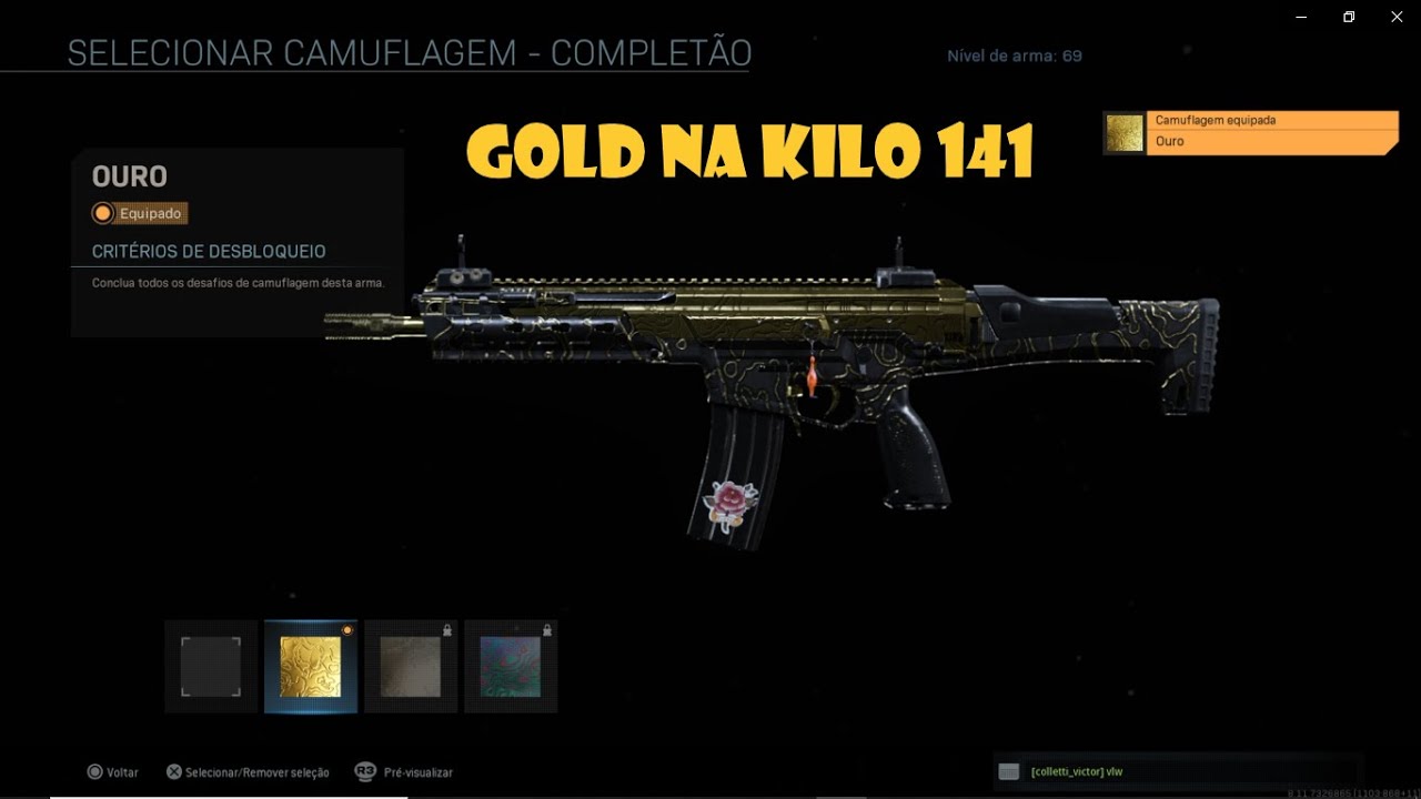 COD MW: PEGANDO GOLD NA KILO 141 - YouTube