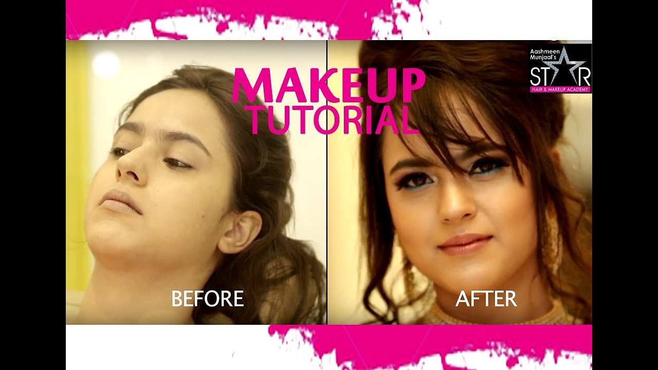 How to do makeup for a evening function - YouTube