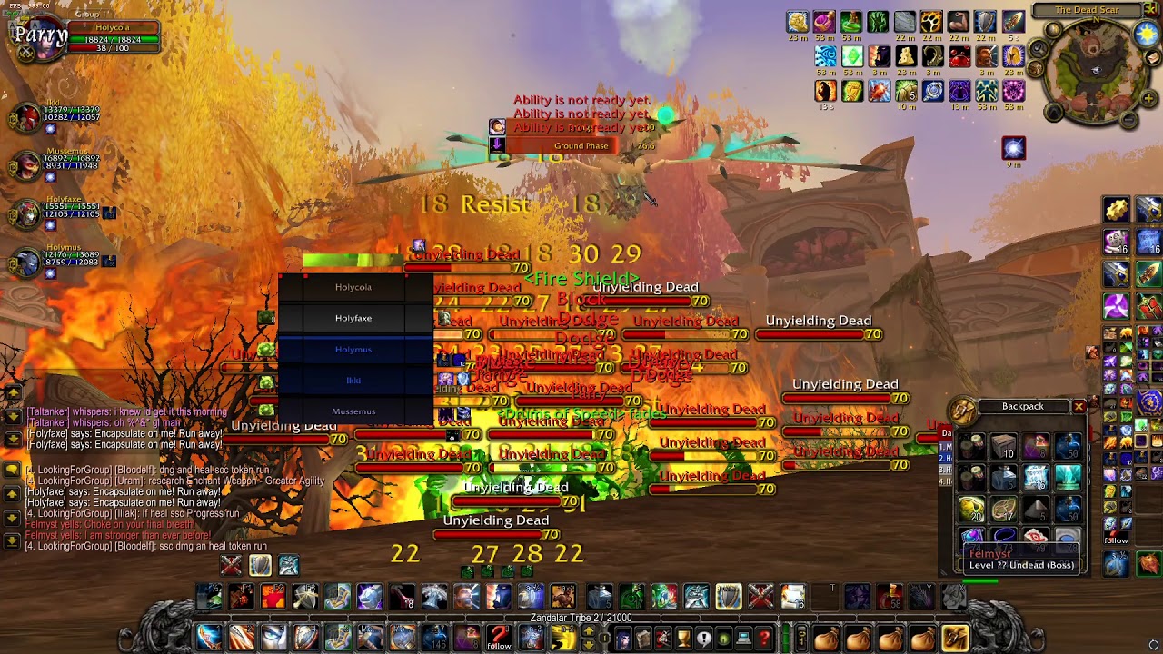 TBC 5 MAN - Felmyst - Multiboxing - YouTube