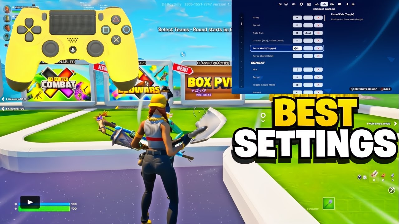 Smooth PS4 Player 🤤 + BEST Controller SETTINGS For Fortnite - YouTube