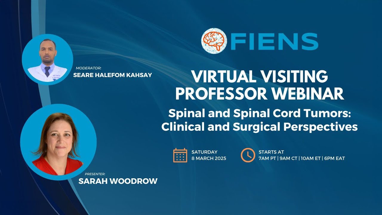 VVP Webinar - Sarah Woodrow on Spinal and Spinal Cord Tumors: Clinical ...