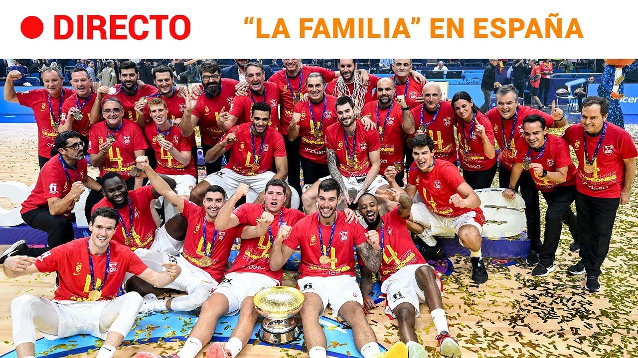 EUROBASKET: La SELECCIÓN ESPAÑOLA tras GANAR la COPA, "este ORO nos ...