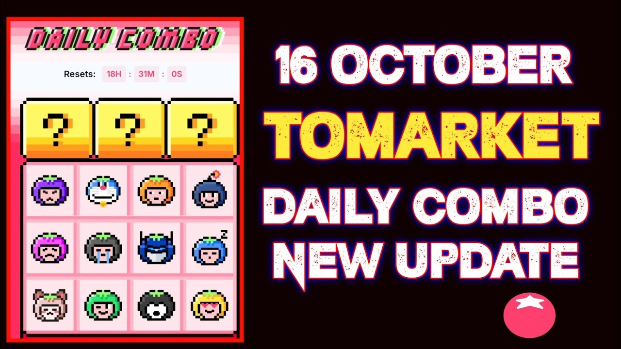 Tomarket Daily Combo New Update | Tomarket Combo Today | Tomarket Daily ...