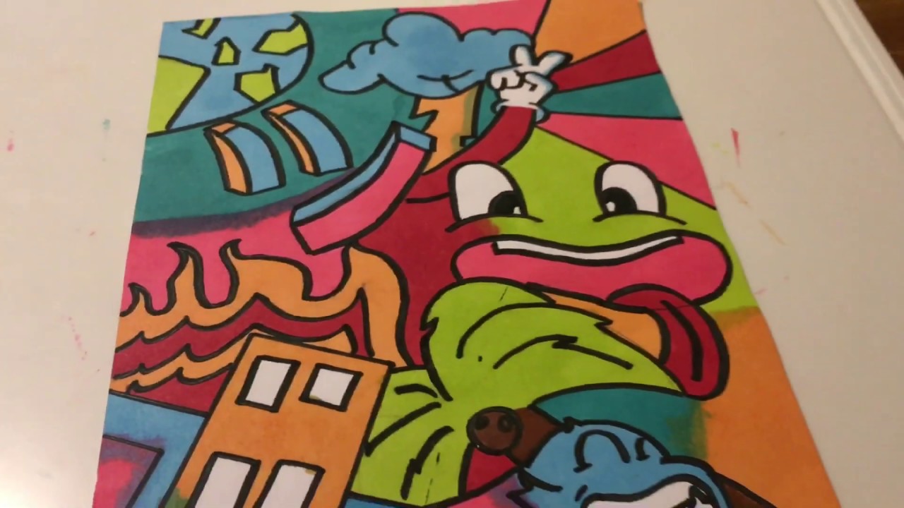 SHRIMPY INSPIRED DOODLE | DOODLE ART 2020 - YouTube