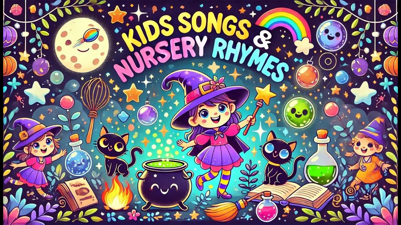 The Witch’s Magic: FUN Nursery Rhymes for KIDS! l FUN Kids SONG l Baby ...
