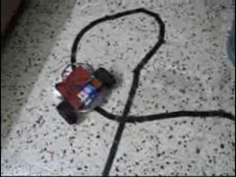 LINE TRACER ROBOT WITHOUT MICROCONTROLLER - YouTube