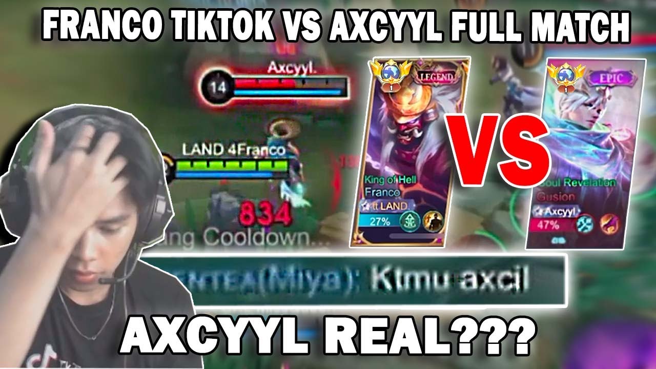 FRANCO TIKTOK VS AXCYYL | APAKAH AXCYYL REAL? - YouTube